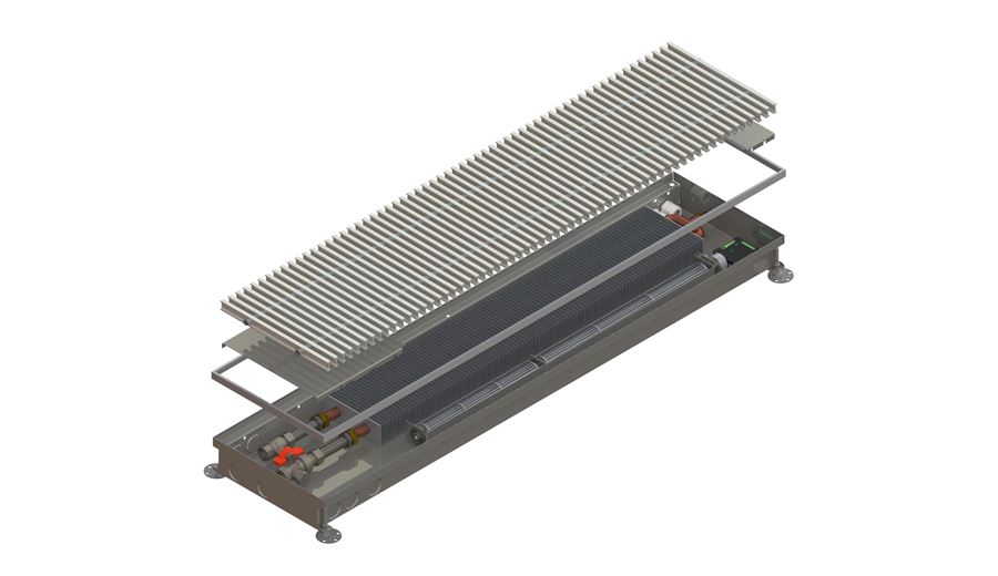 T line – Trench heater with a fan | Minib